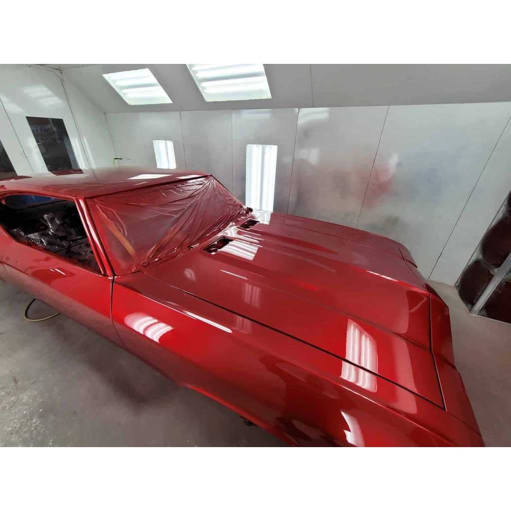 Fire Red Pearlized Candy Basecoat Clearcoat Auto Paint Kit Options ...