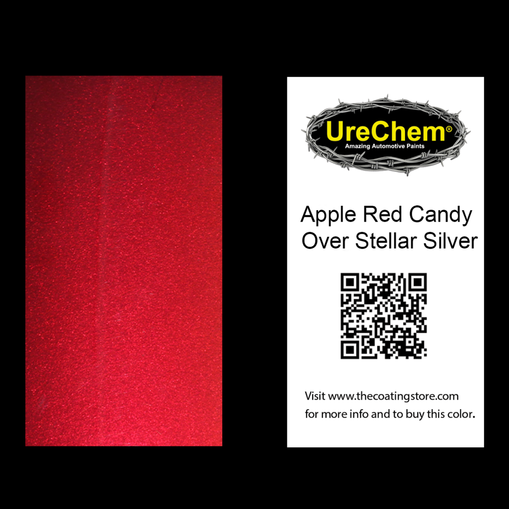 Apple Red 2K Urethane Candy Auto Paint Kit Options - TheCoatingStore.com