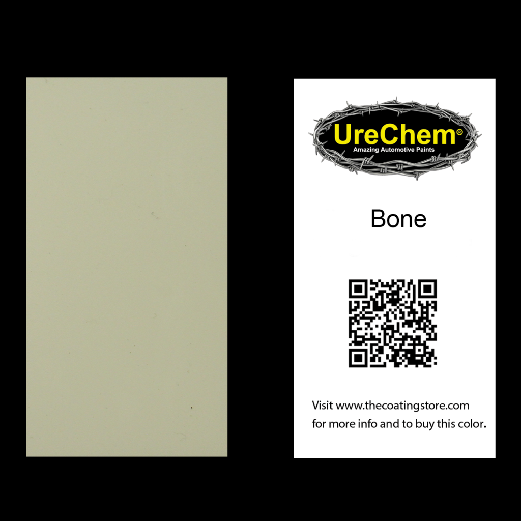 Bone Color Chip Sample Swatch - TheCoatingStore.com