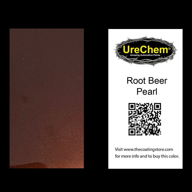 Root Beer Pearl Color Chip Sample Swatch - TheCoatingStore.com