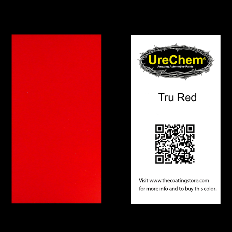 Tru Red Color Chip Sample Swatch - TheCoatingStore.com