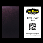 Black Cherry Pearl Color Chip Sample Swatch - TheCoatingStore.com