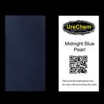 Midnight Blue Pearl Color Chip Sample Swatch - TheCoatingStore.com