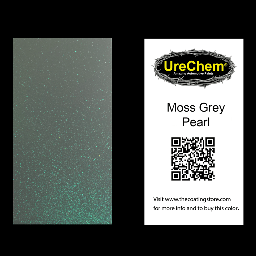 Moss Grey Tri-Stage Pearl Color Chip Sample Swatch - TheCoatingStore.com