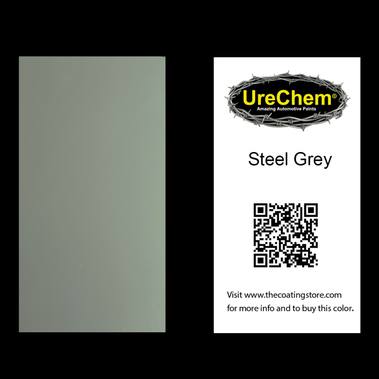 Steel Grey Color Chip Sample Swatch - TheCoatingStore.com