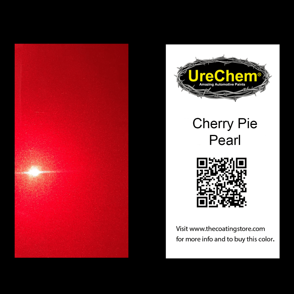 Cherry Pie Pearl Color Chip Sample Swatch - TheCoatingStore.com