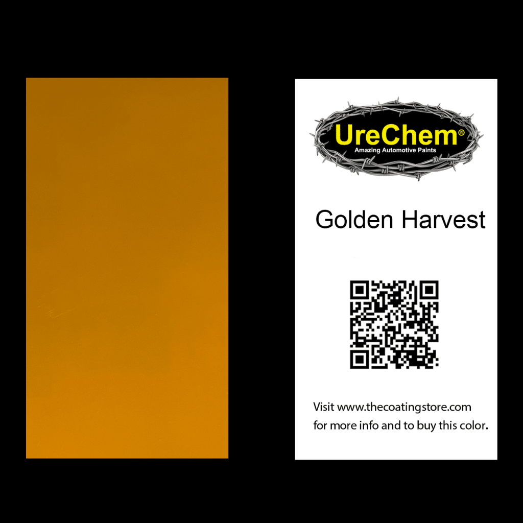Golden Harvest Solid Color Chip Sample Swatch - TheCoatingStore.com