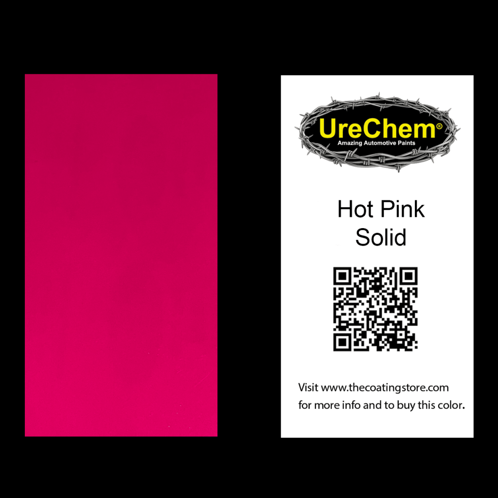 Hot Pink Solid Color Chip Sample Swatch - TheCoatingStore.com
