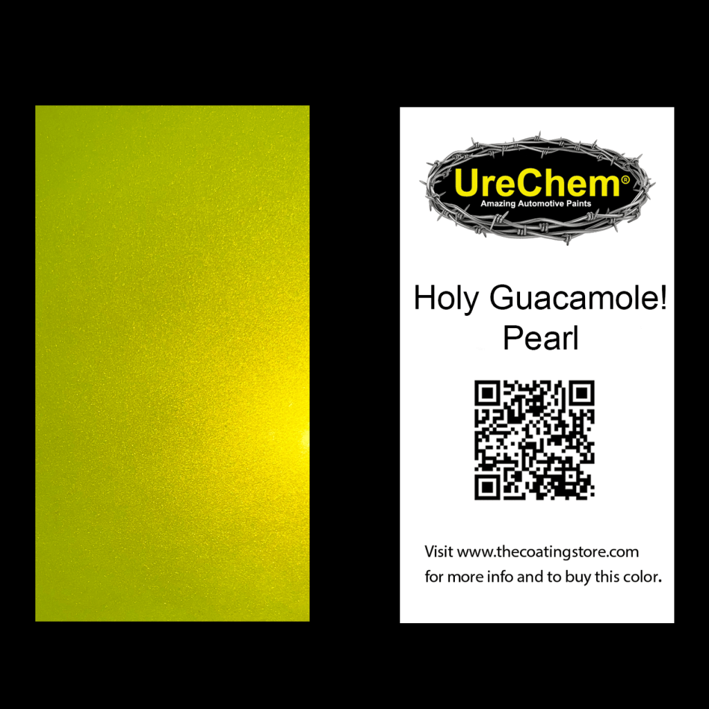 Holy Guacamole! Pearl Color Chip Sample Swatch - TheCoatingStore.com
