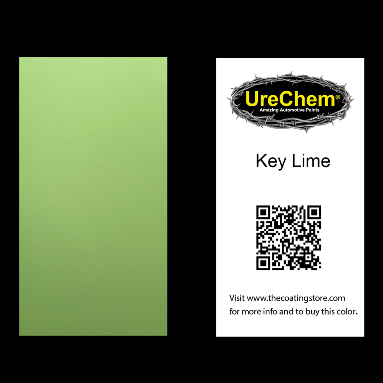 Key Lime Color Chip Sample Swatch - TheCoatingStore.com