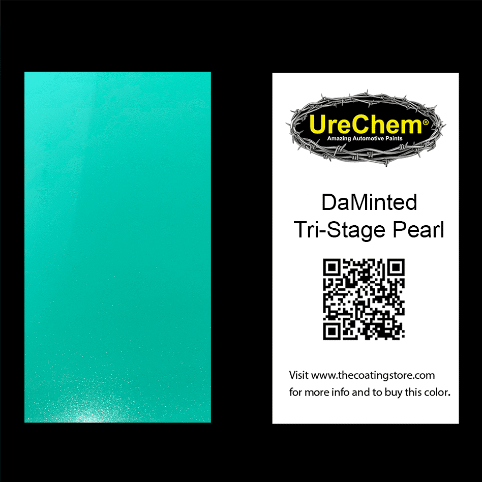 DaMinted Tri-Stage Pearl Color Chip Sample Swatch - TheCoatingStore.com