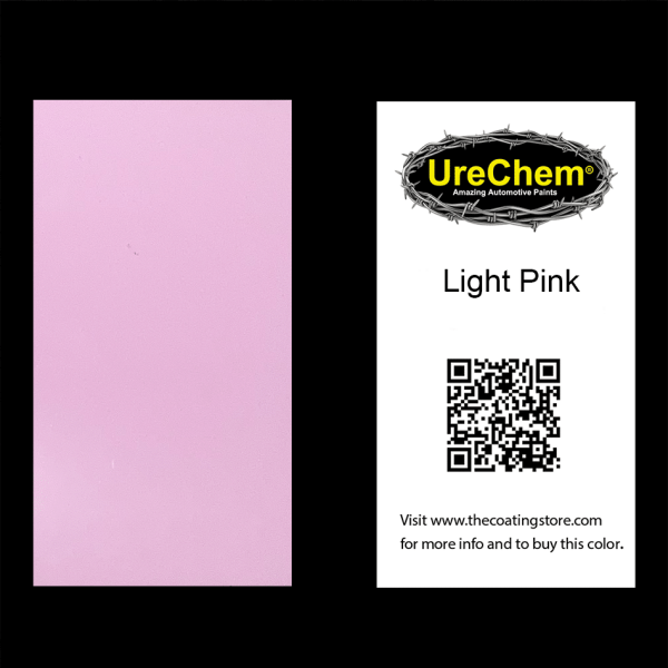 Light Pink Color Chip Sample Swatch - TheCoatingStore.com