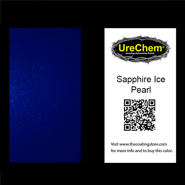Sapphire Ice Pearl Color Chip Sample Swatch - TheCoatingStore.com